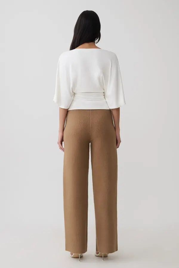 Meshki Sila Modal Batwing Short Sleeve Top