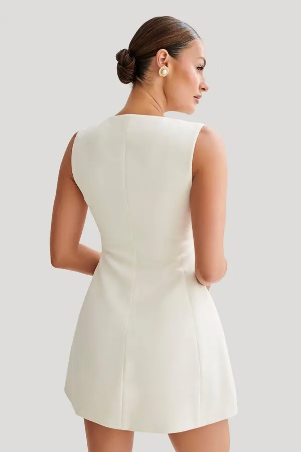 Meshki Lysandre Crepe Mini Dress