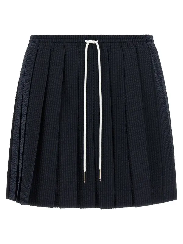Thom Browne Striped Skirt - Blue