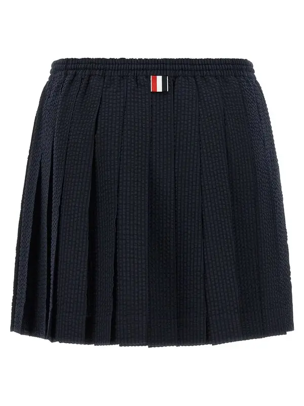 Thom Browne Striped Skirt - Blue