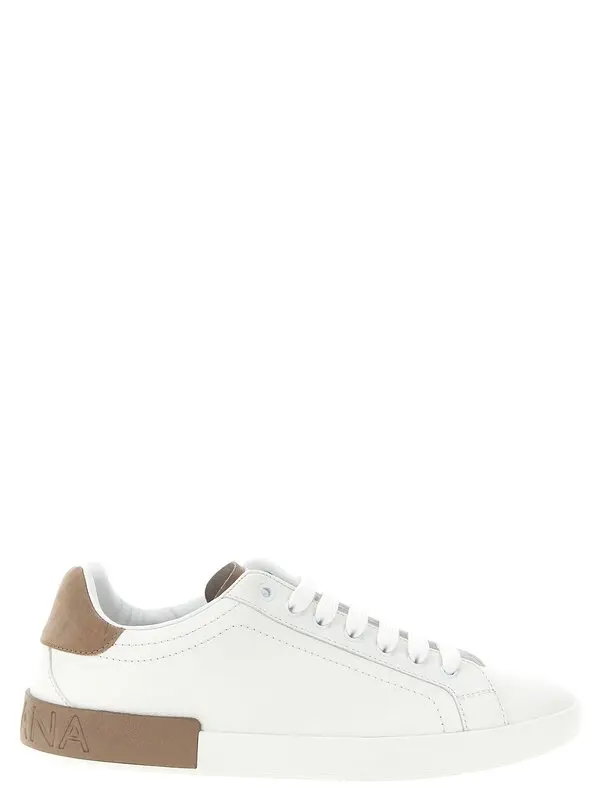 Dolce & Gabbana Portofino' Sneakers - Cream