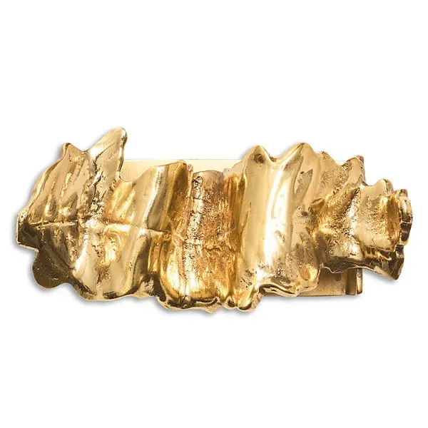 KIM SEYBERT Wave Tone Napkin Ring - Gold