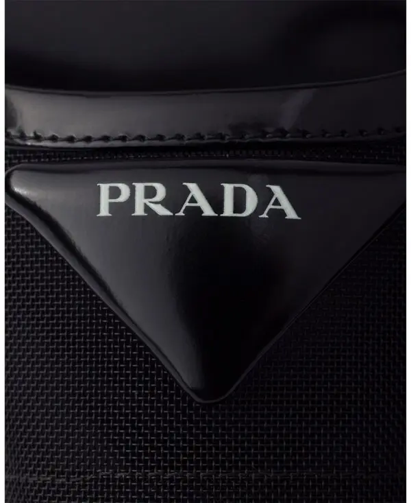 Prada Mesh Fabric Slingback Pumps