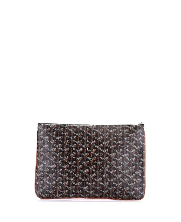 Goyard Mm Senat Zip Pouch Coated Canvas