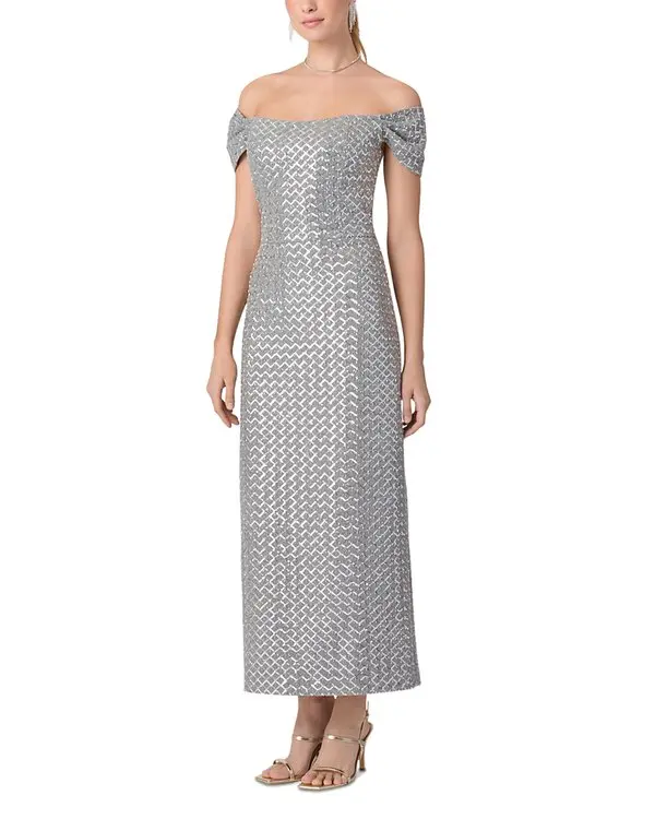 Shoshanna Samantha Embellished Dress