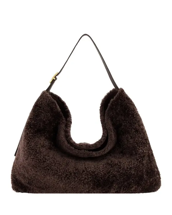 Vince Medium Shearling Hobo