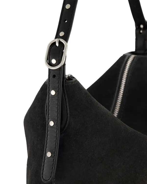 Vince Vivian Medium Suede Hobo Bag
