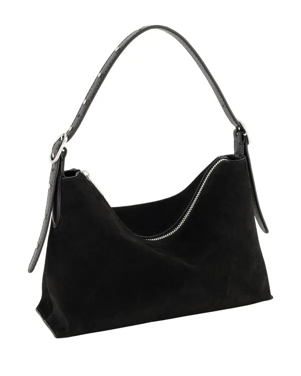 Vince Vivian Medium Suede Hobo Bag