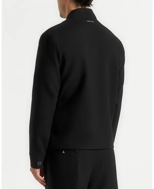 Manière De Voir Robin Textured Kimono Wrap Jacket