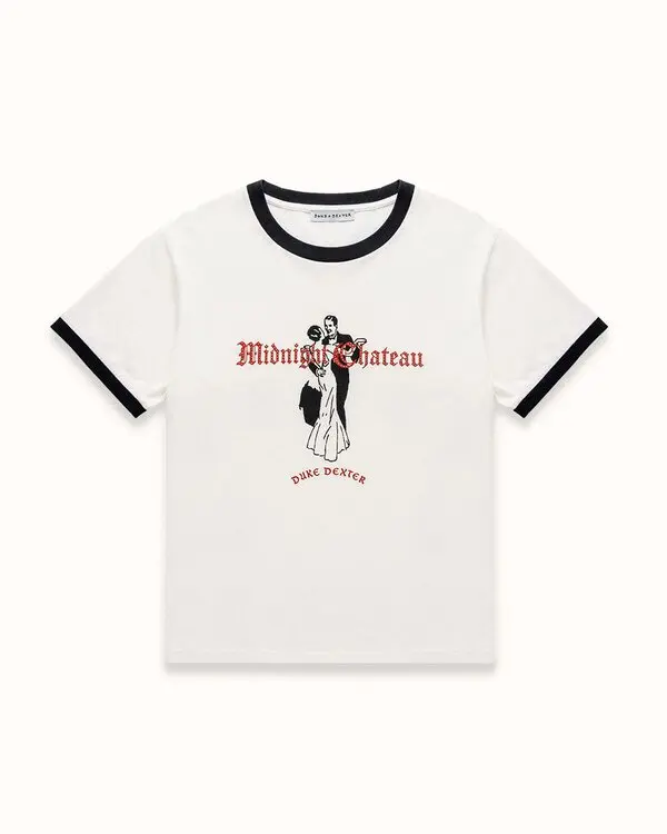 DUKE + DEXTER Mc Dancers Vintage White + Black T-shirt
