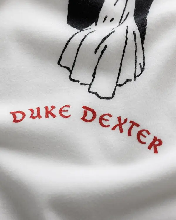 DUKE + DEXTER Mc Dancers Vintage White + Black T-shirt