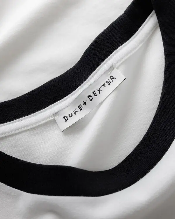 DUKE + DEXTER Mc Dancers Vintage White + Black T-shirt