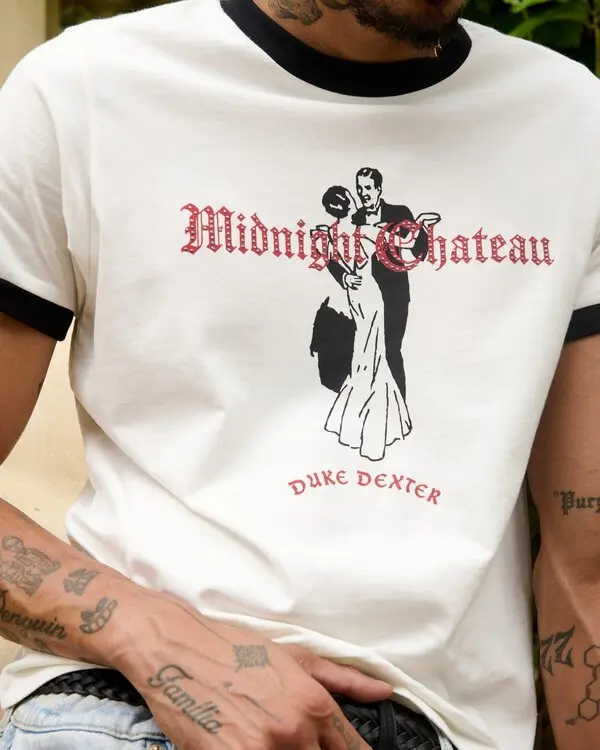 DUKE + DEXTER Mc Dancers Vintage White + Black T-shirt