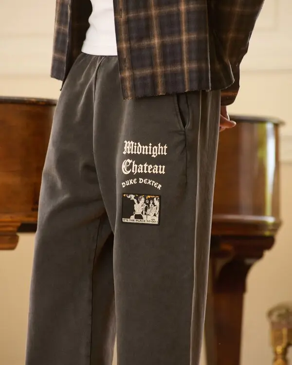 DUKE + DEXTER Washed Track Pant