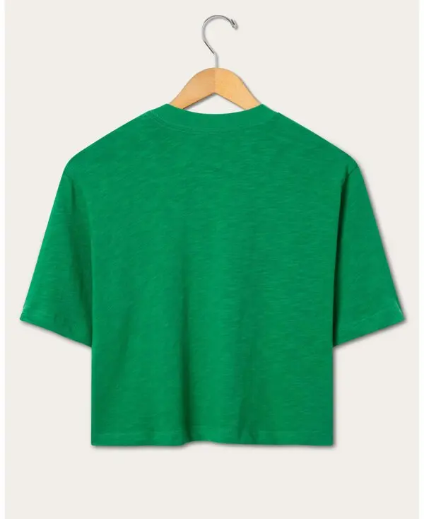 Junk Food Clothing Philadelphia Eagles Helmet Mock Neck Crop Tee