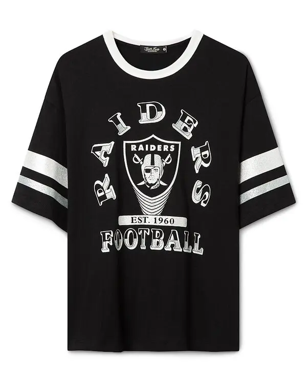 Junk Food Clothing Las Vegas Raiders Glitter Boxy Ringer