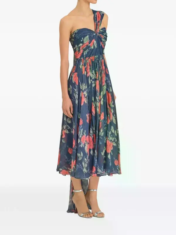 MARKARIAN Erica Chiffon Midi Dress