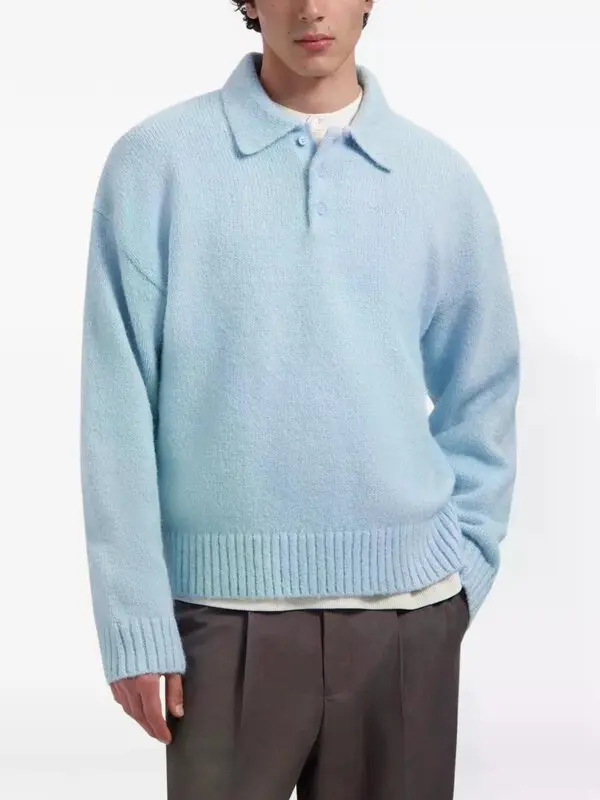 OLAF Button-collar Sweater