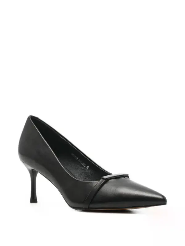 SERGIO MORETTI FIRENZE Pointed-toe Bar-detail Pumps