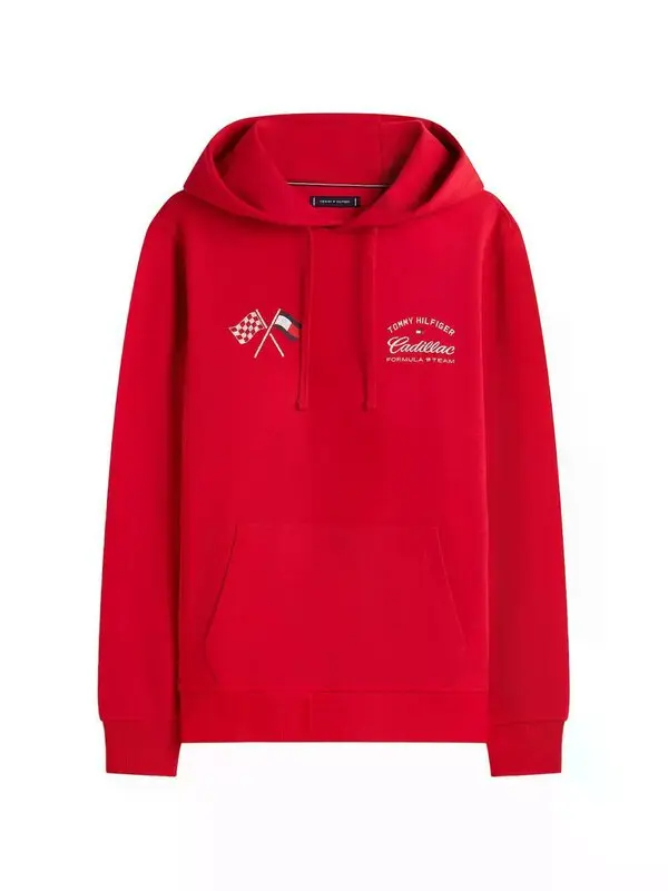Tommy Hilfiger X Cadillac Formula 1® Team Varsity Graphic Hoodie - Red