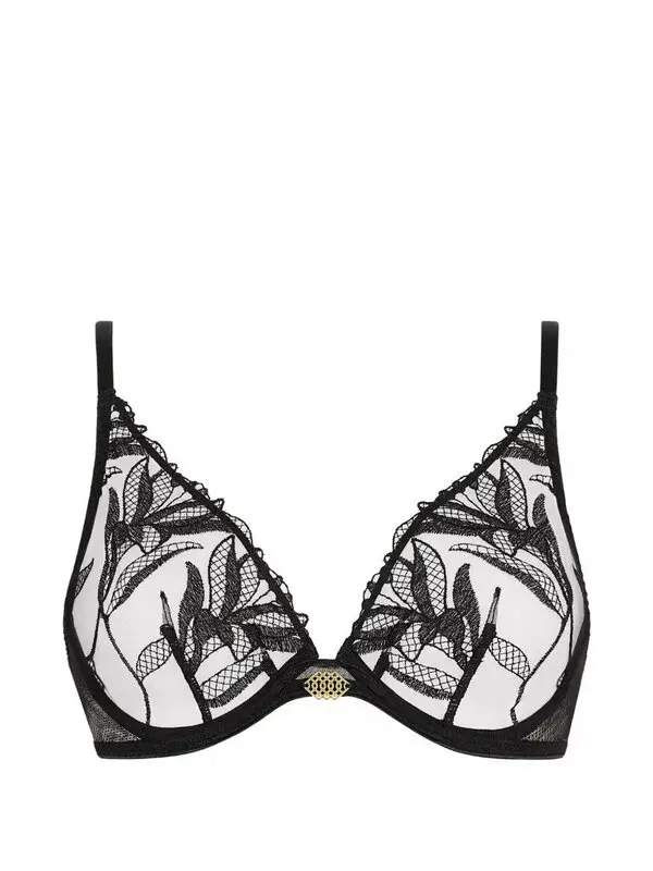 AUBADE Sweet Euphoria Floral-embroidered Bra