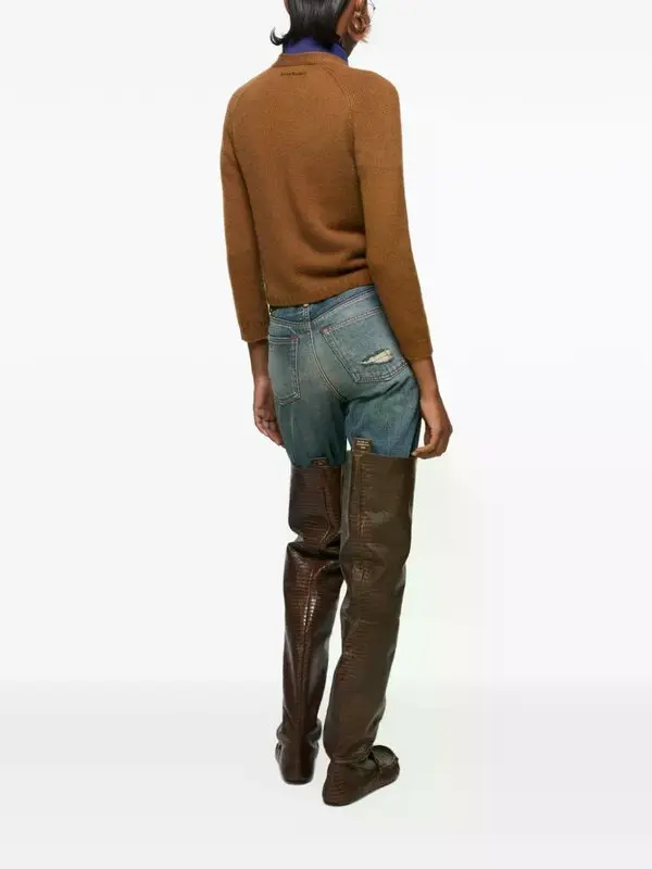 Acne Studios Cashmere V-neck Cardigan - Brown