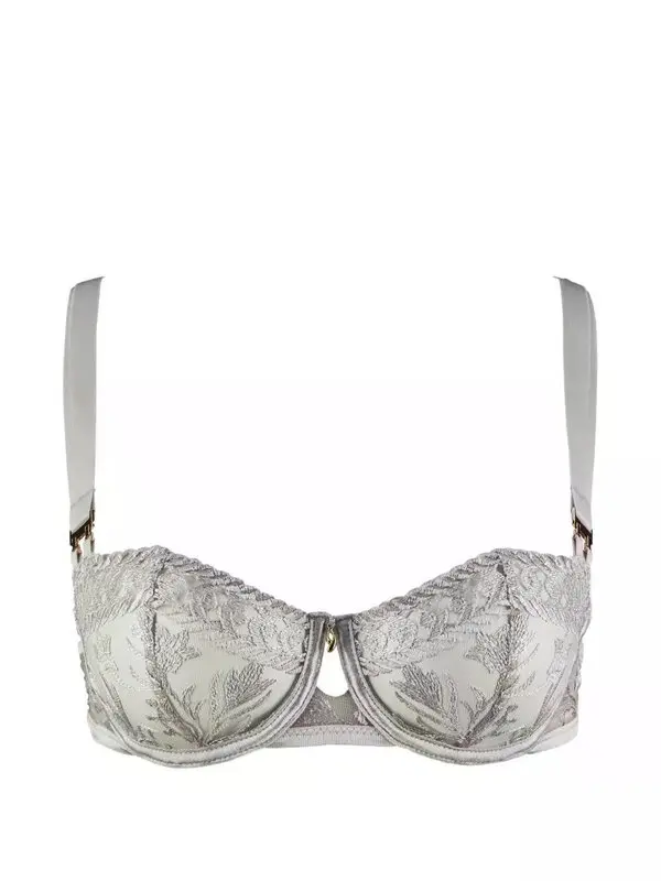 AUBADE Flower-embroidered Bra