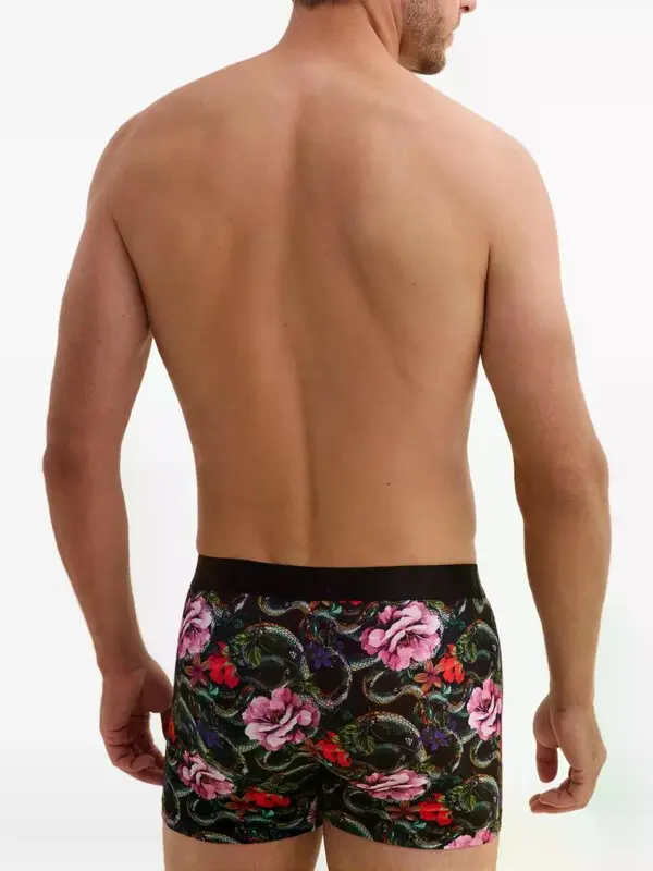 AUBADE Floral-print Snake-pattern Boxers