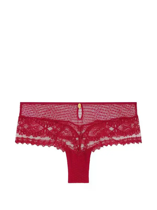 AUBADE Mystery Of Love Lace Briefs - Red