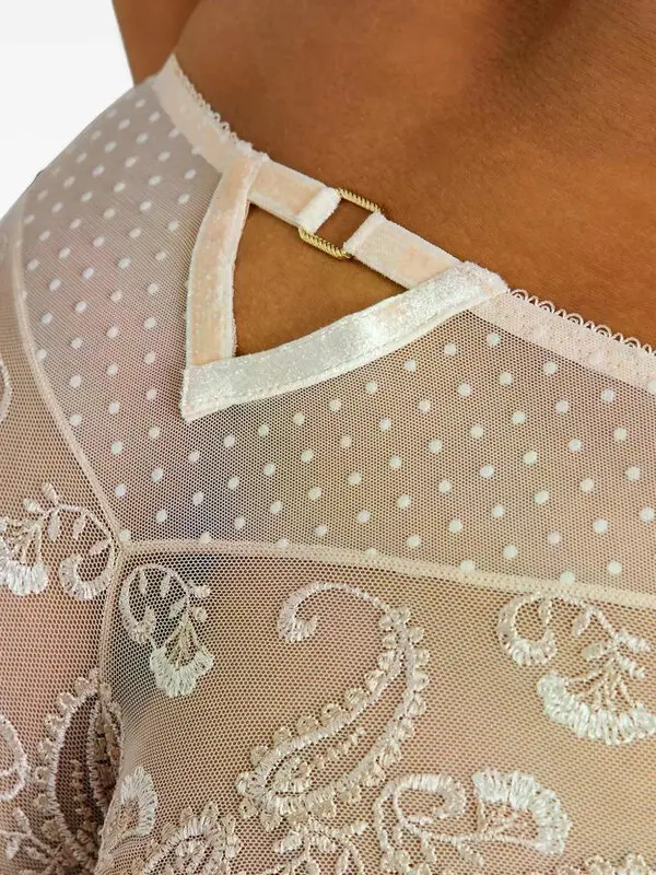 AUBADE Velvet Memories Embroidered Briefs