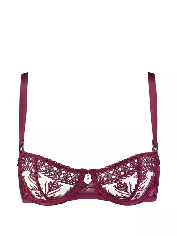 AUBADE Magnetic Spell Floral-embroidered Bra