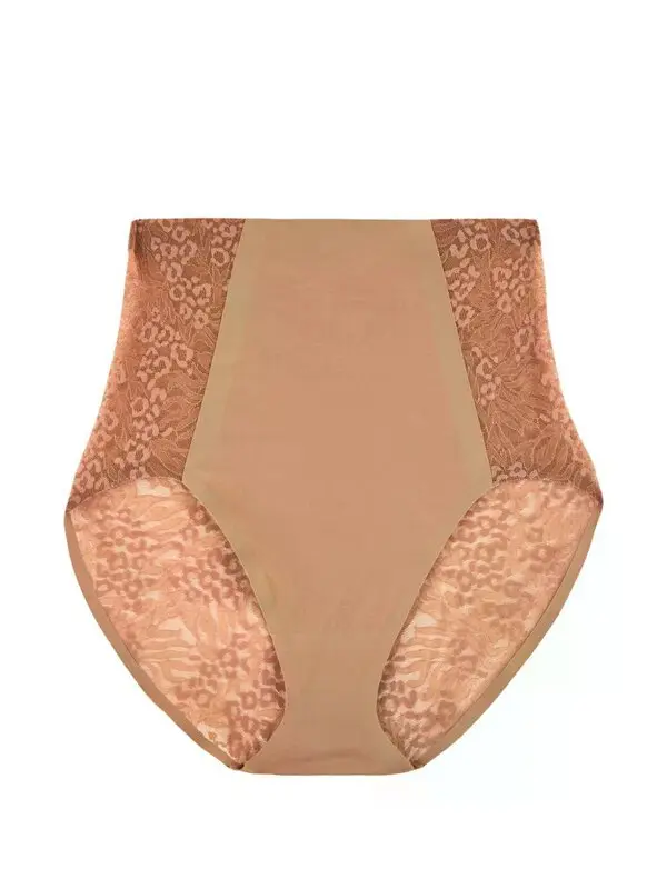 AUBADE Sculpt Lace-panel Briefs - Neutrals