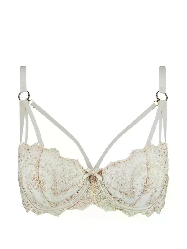 AUBADE Crin Noir Embroidered Underwired Bra