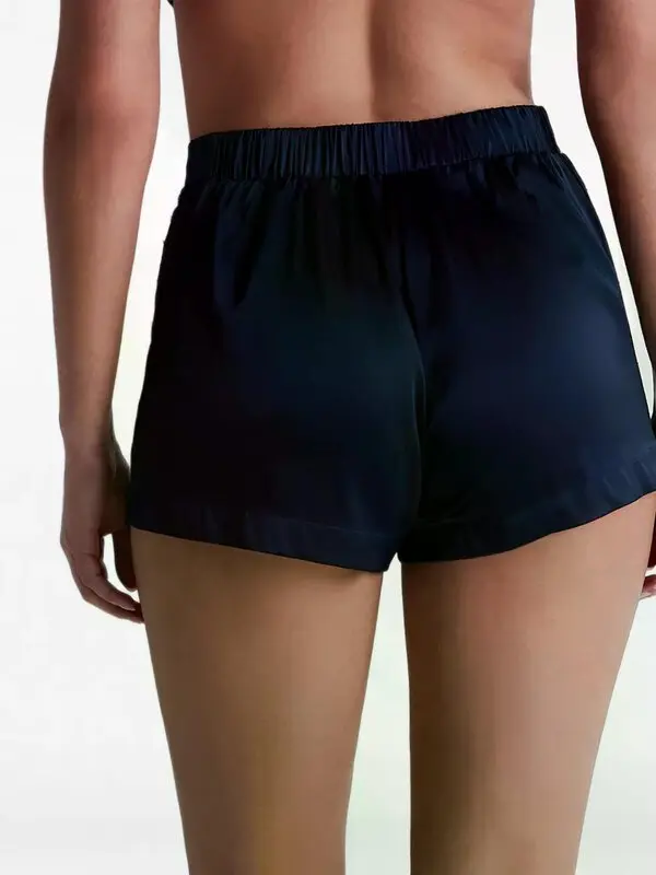 AUBADE Midnight Whisper Lace-panel Shorts