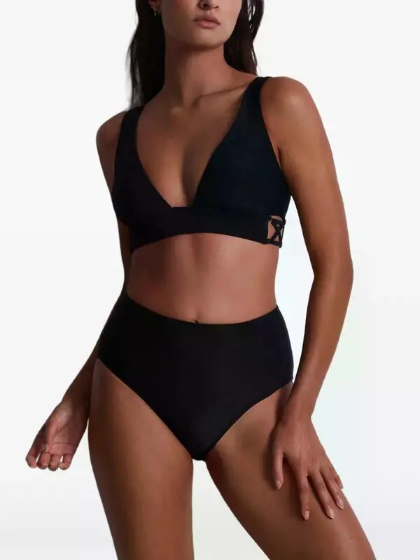 AUBADE Summer Glow Lace-up Bikini Bottoms