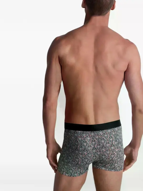 AUBADE Geometric-print Boxer Shorts