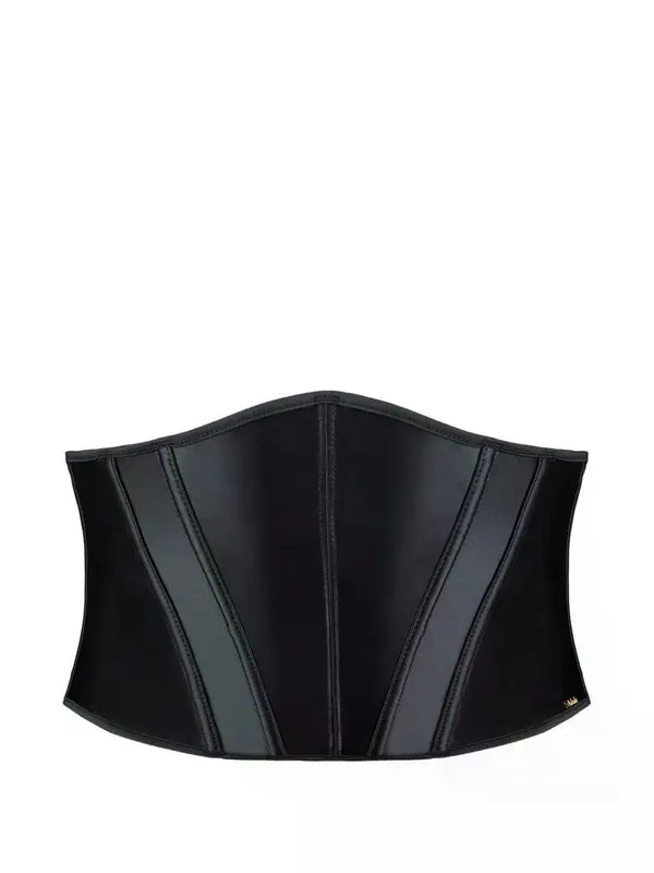 AUBADE Iconic Allure Lace-up Corset Belt - Black