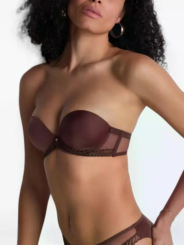 AUBADE Sheer Emotion Plunge Bandeau Bra