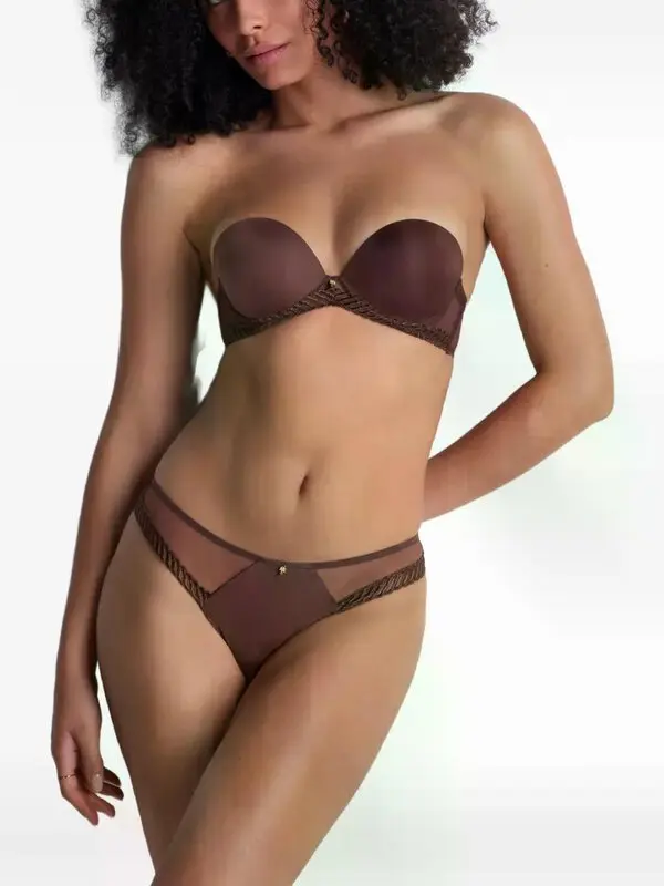 AUBADE Sheer Emotion Plunge Bandeau Bra