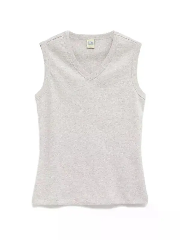 FLORE FLORE Jill V-neck Tank Top - Grey