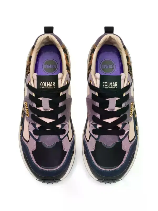 COLMAR Garner Leopard Panelled Sneakers