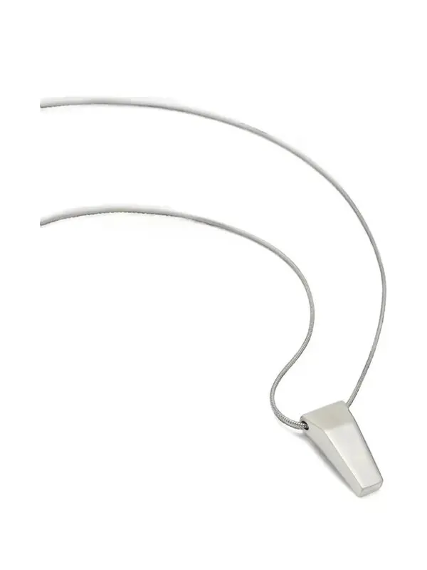 Rick Owens Mini Trunk Pendant Snake-chain Necklace