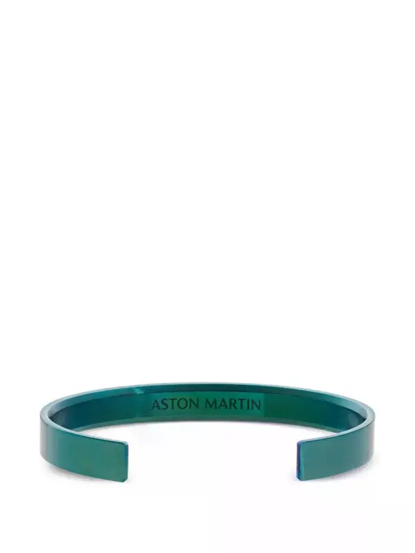 ASTON MARTIN Logo-engraved Brushed Bangle