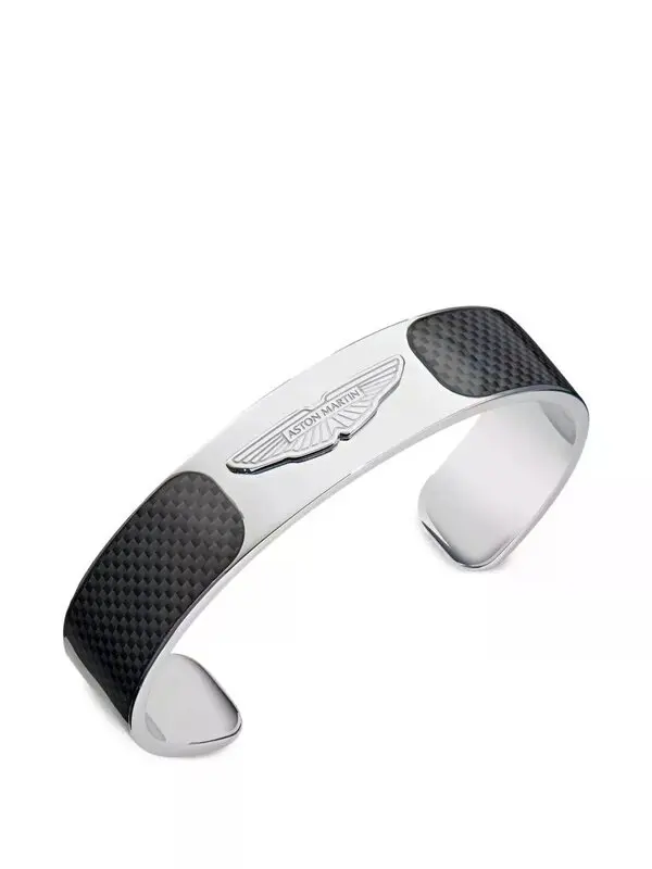 ASTON MARTIN Carbon-fibre Logo-plaque Bangle