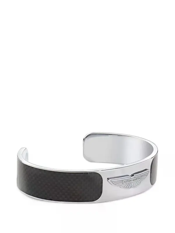 ASTON MARTIN Carbon-fibre Logo-plaque Bangle