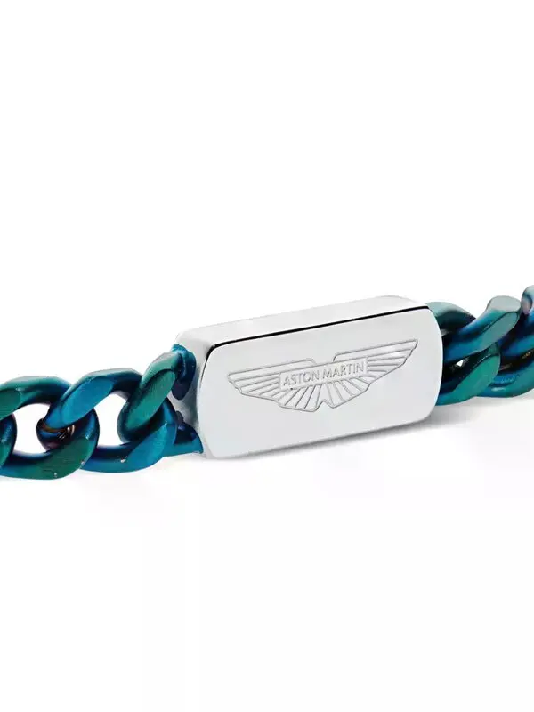 ASTON MARTIN Logo-plaque Chain Bracelet