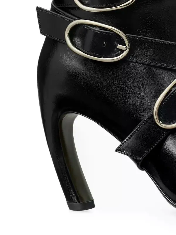 Tory Burch Multi Buckle Boots - Black