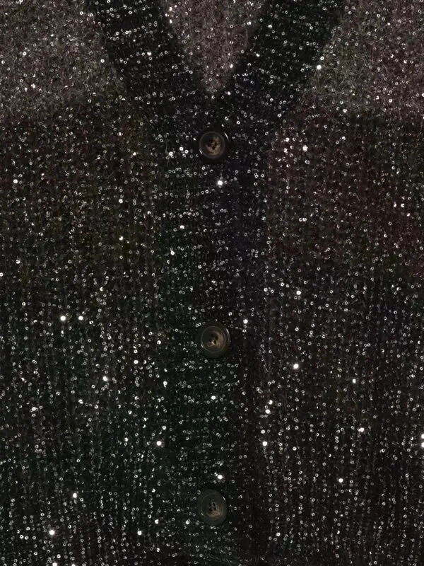 D.exterior Sequin-embellished Dégradé Cardigan