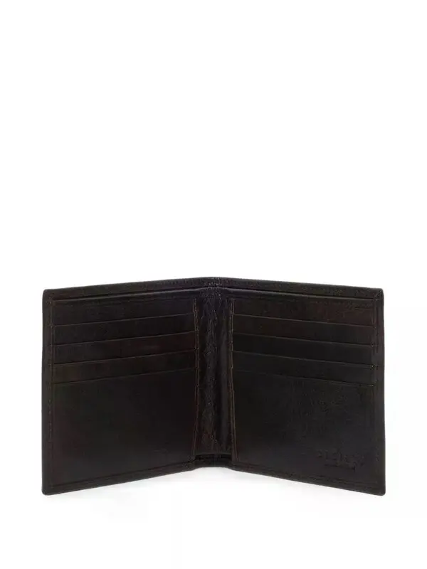 Orciani Lagoon Cloud-effect Leather Billfold Wallet