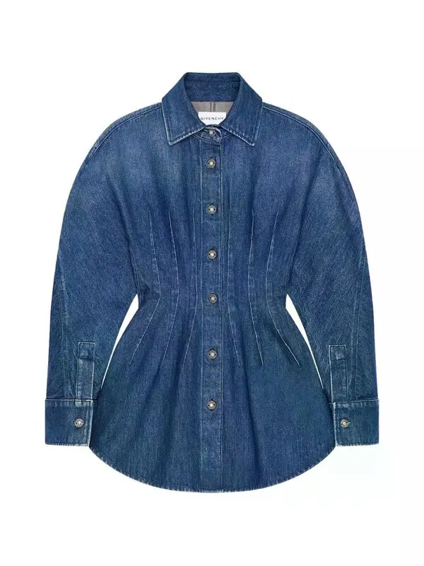 Givenchy Cocoon Dress In Medium Denim - Blue